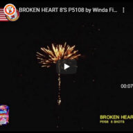 Broken Heart 200g Cake Fireworks - Rocket Fireworks