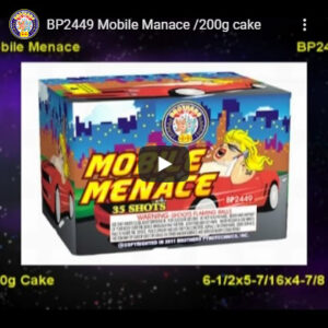 Mobile Menace 200g Fireworks Case Price - Rocket Fireworks
