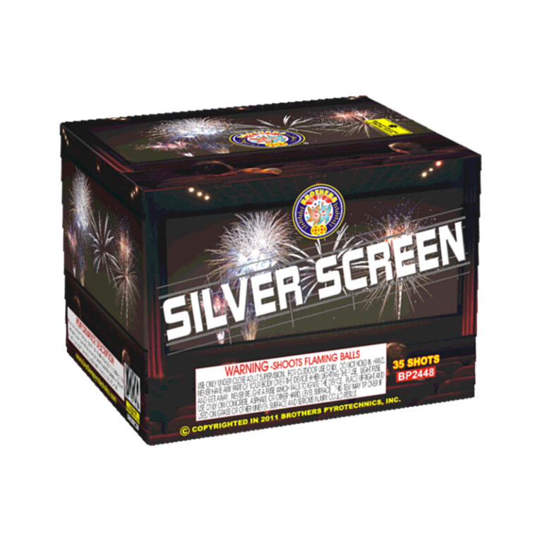 Silver Screen 200g Cake Fireworks - Rocket Fireworks