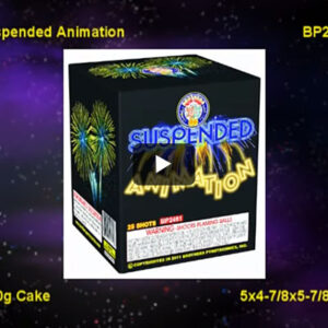 Suspended Animation 200g Cake Fireworks - Rocket Fireworks