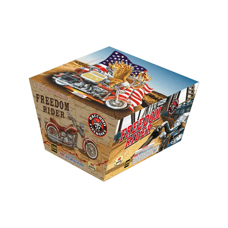 Freedom Riders 500g Cake Fireworks - Rocket Fireworks