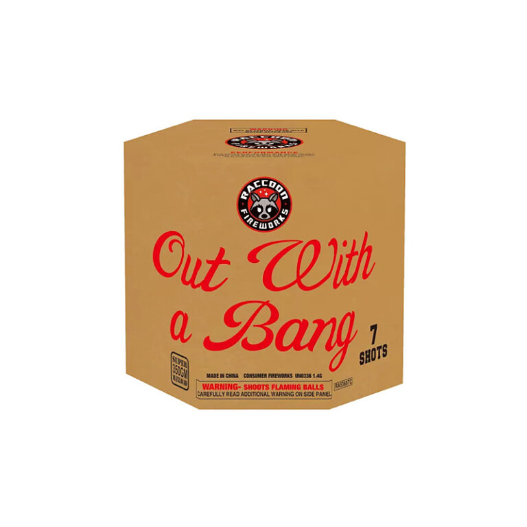 Out With A Bang 500g Cake Fireworks - Rocket Fireworks