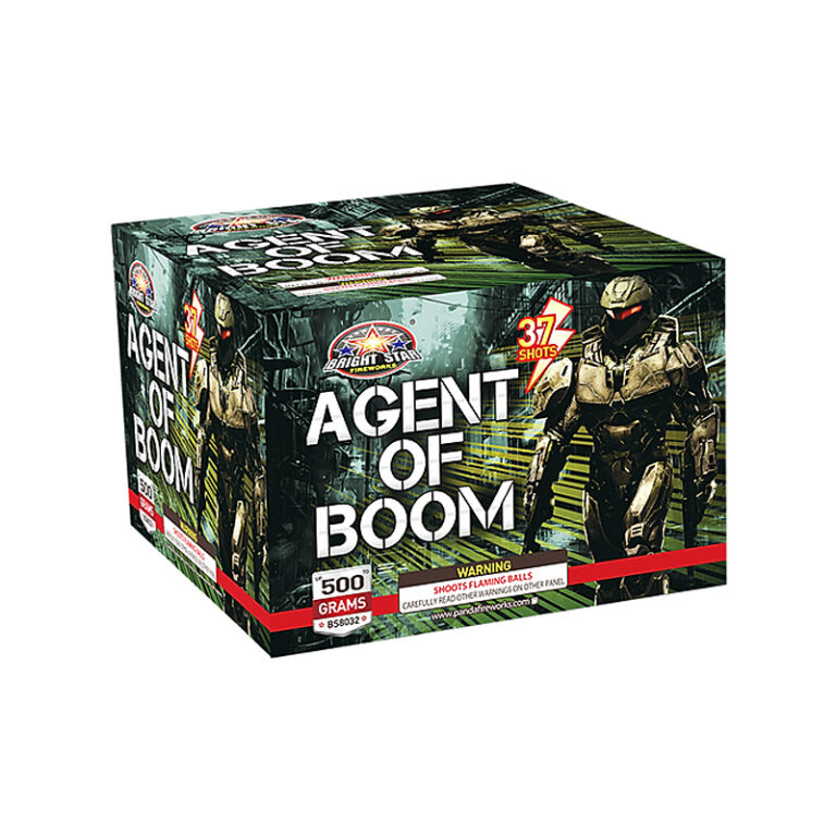 Agent Of Boom 500g Cake Fireworks Case Price - Rocket Fireworks