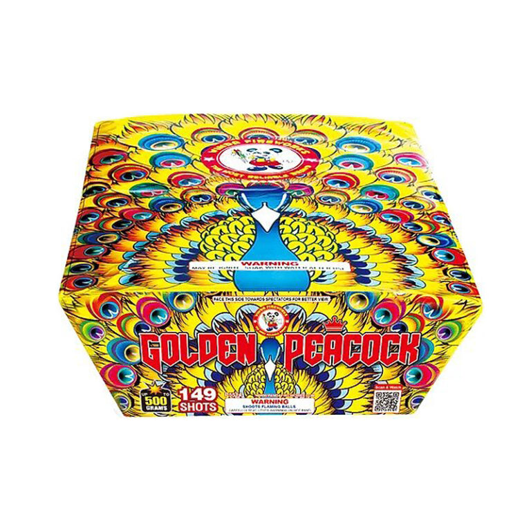 Golden Peacock 500g Cake Fireworks Case Price - Rocket Fireworks