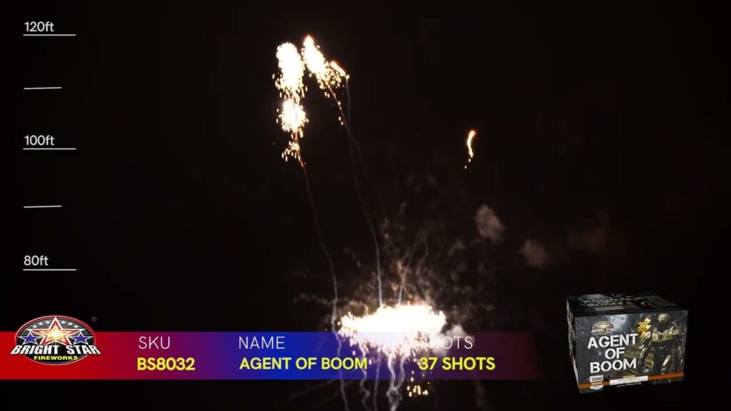 Agent Of Boom 500g Cake Fireworks Case Price - Rocket Fireworks