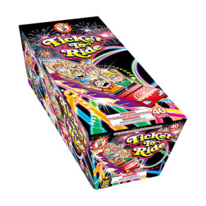 Ticket To Ride 500g Cake Fireworks - Rocket Fireworks