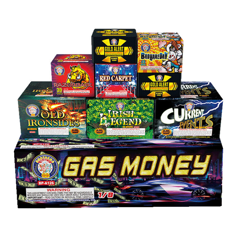 Gas Money Assortment Fireworks Case Price - Rocket Fireworks