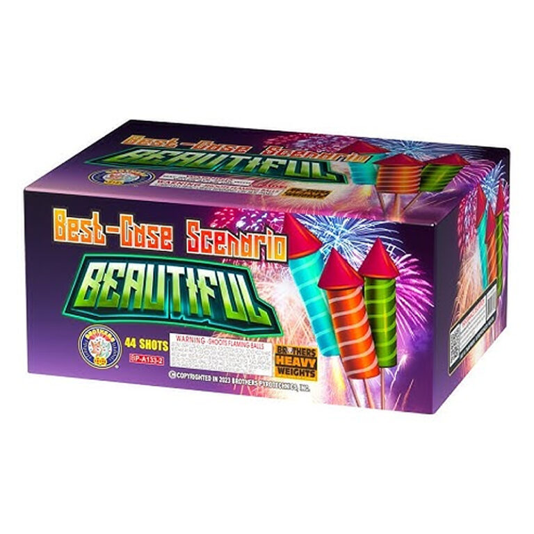 BP-A133-2 Best Case Scenario Beautiful 500g Cake Fireworks - Rocket ...