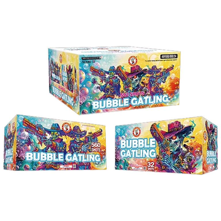 Bubble Gatling Fireworks Case Price - Rocket Fireworks