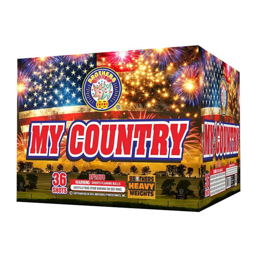 My Country 36 Shots 500g Fireworks Case Price - Rocket Fireworks